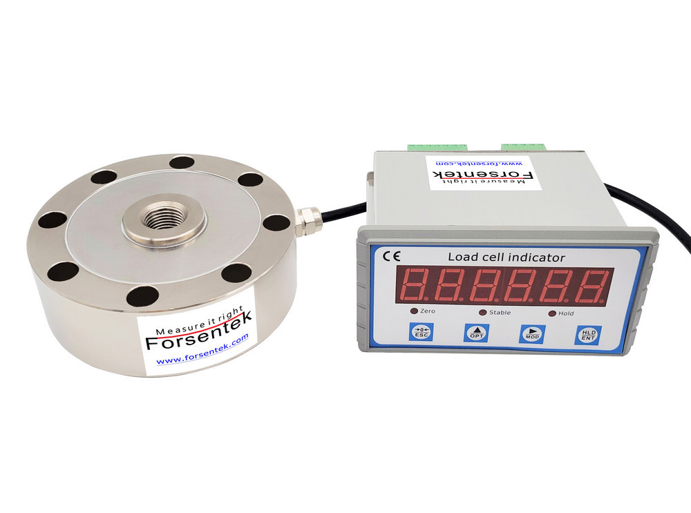 1 Ton Compression Load Cell Sensor 1000kg con el indicador de Digitaces